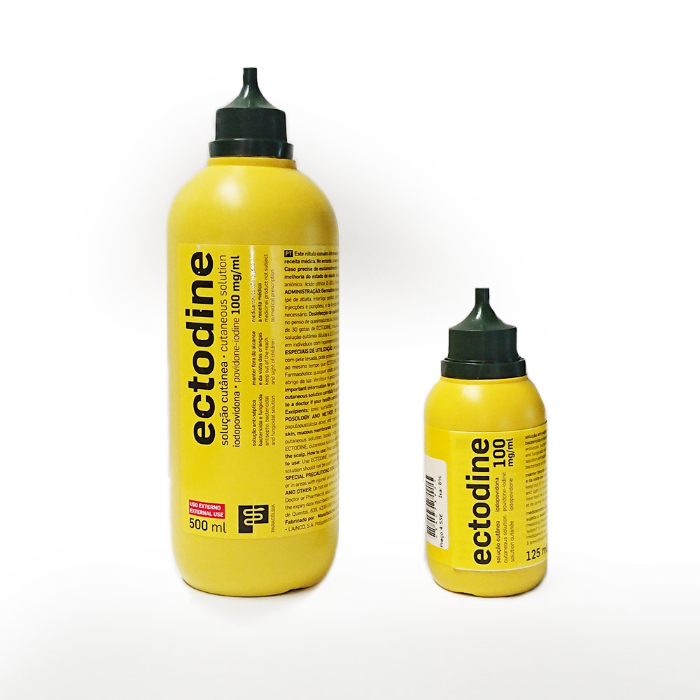 Ectodine - Sol. Cutânea 100mg/ml - 125ml | Farmácia Camelo