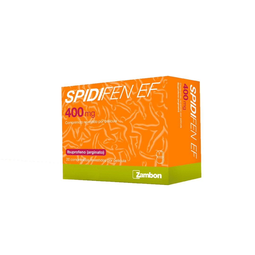 Spidifen EF 400mg - 20 Comprimidos Revestidos | Farmácia Camelo
