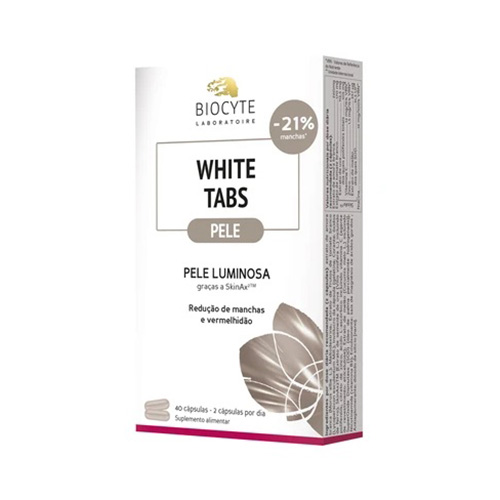 White Tabs Pele Luminosa - 40 Cápsulas | Farmácia Camelo