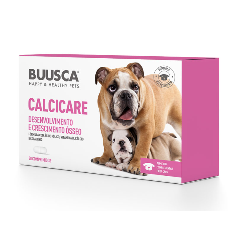 BUUSCA Calcicare Cão - 30 Comprimidos | Farmácia Camelo