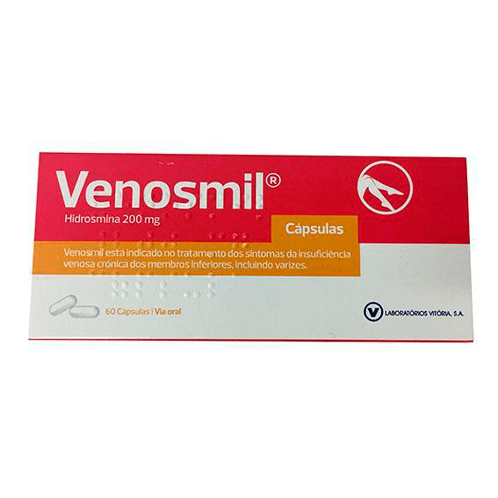 Venosmil 200mg - 60 Cápsulas | Farmácia Camelo